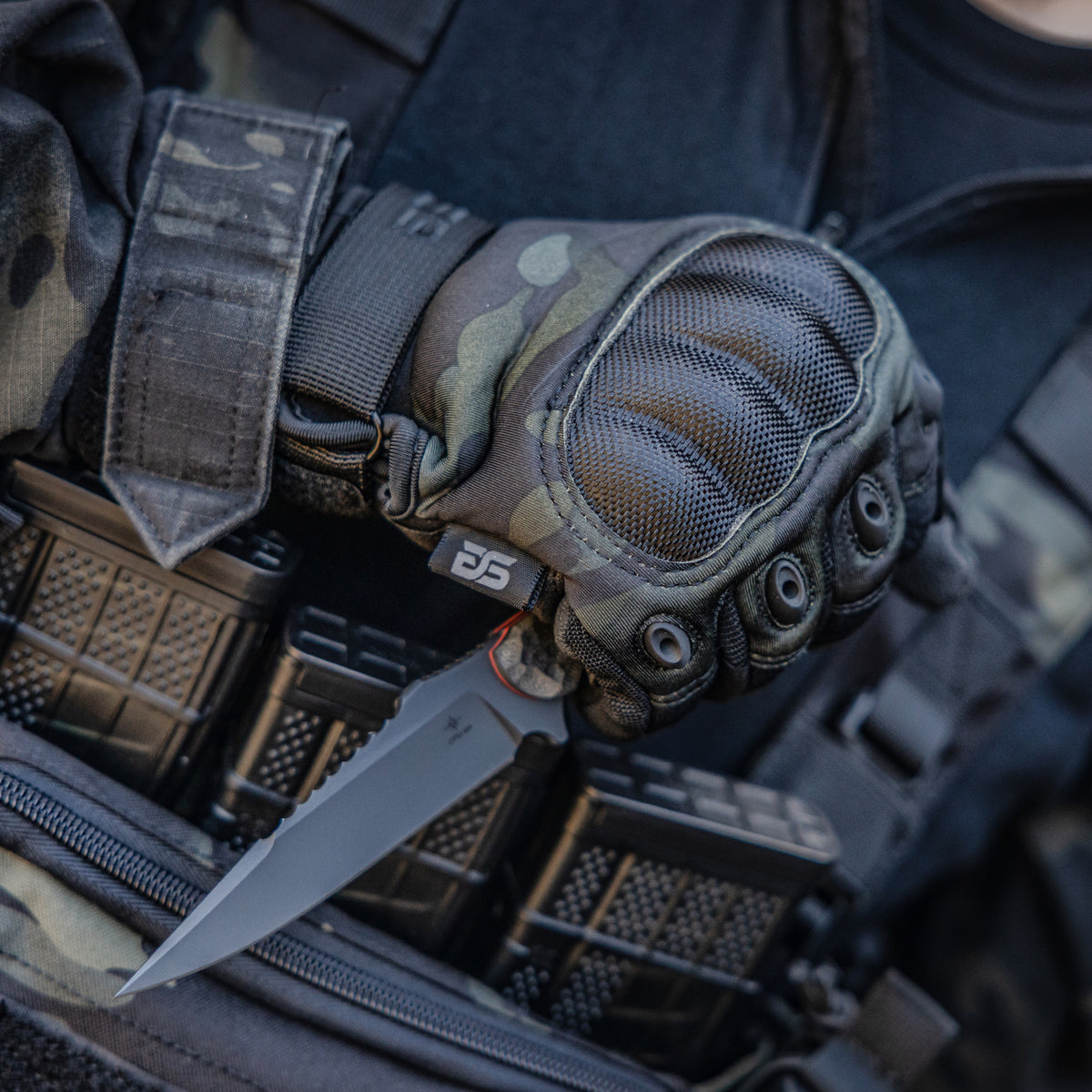 KNUCKLE PRO (BLACK MULTICAM®) – Glove Station